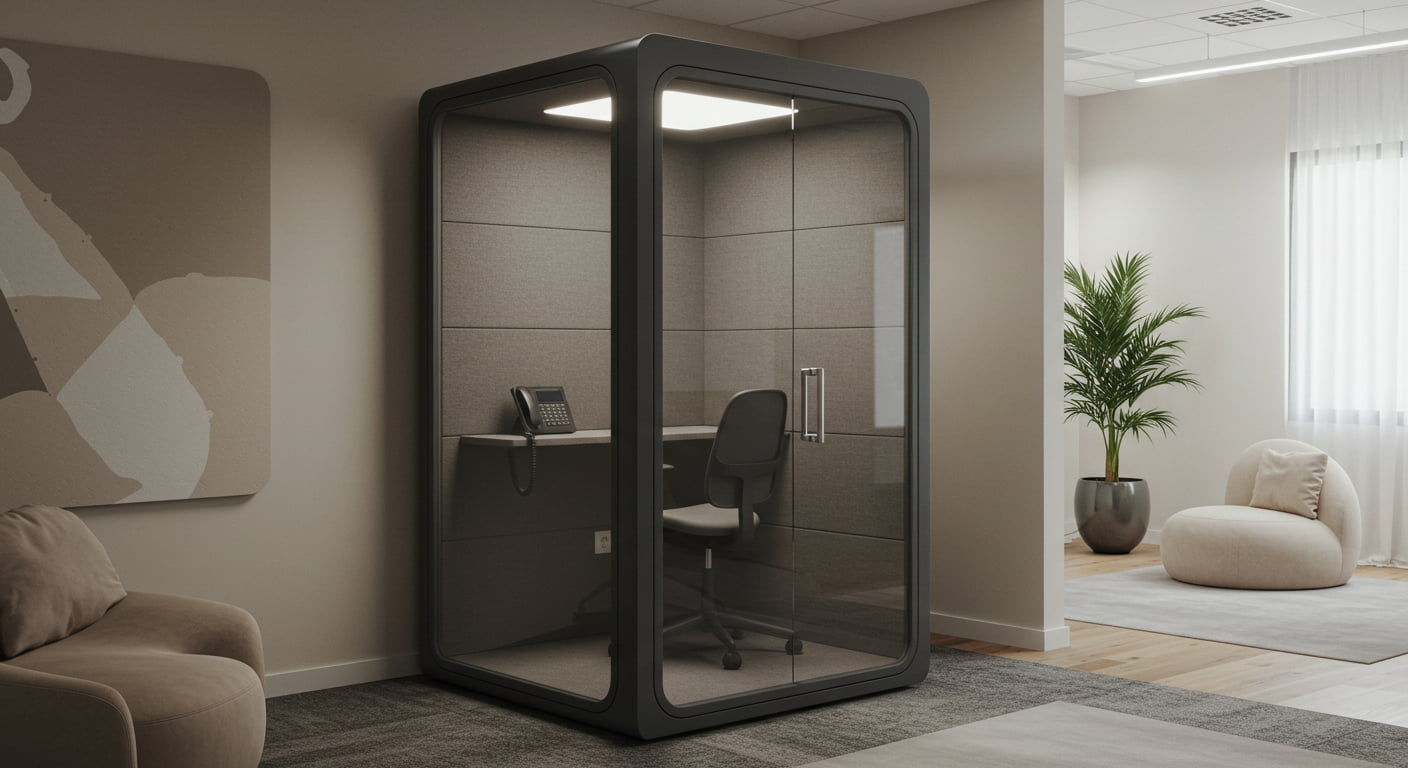Quiet Space with a No. 1 soundproof office phone booth